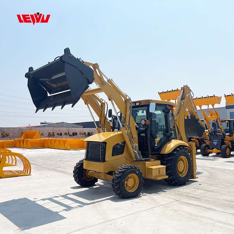 Backhoe Loader with High Performance Engine factory_manufacturer_supplier - LEIYU